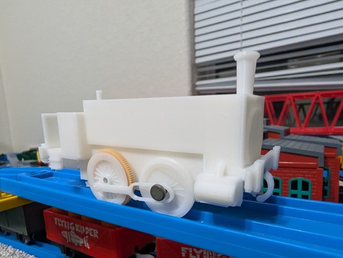 Thomas & Friends TrackMaster Custom "Box Tank" Model Tomy Free Wheel | eBay