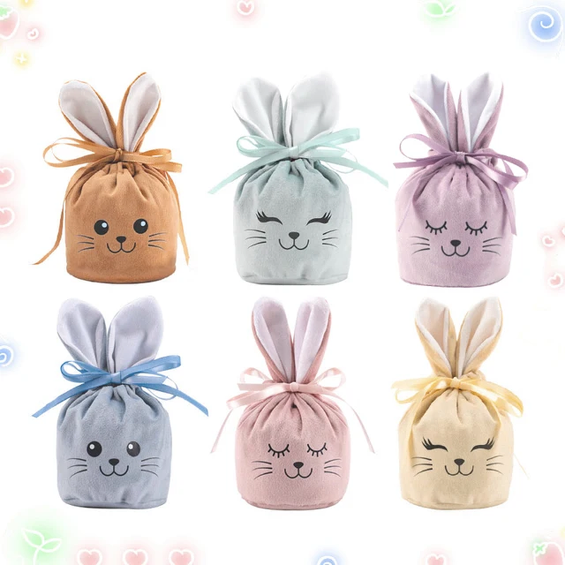 12/24/36pcs Cute Rabbit Bags Packing - Easter Celebration Wedding ...