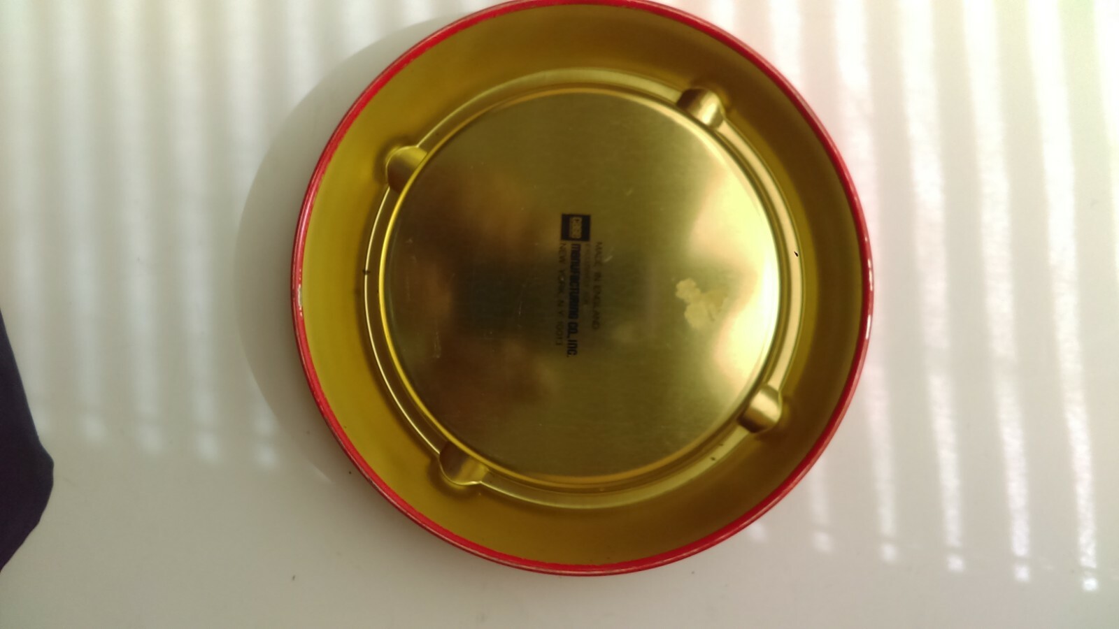 Vintage Case Manufacturing Co. NY Tin Ashtray, "Hague's Pretzels" | eBay