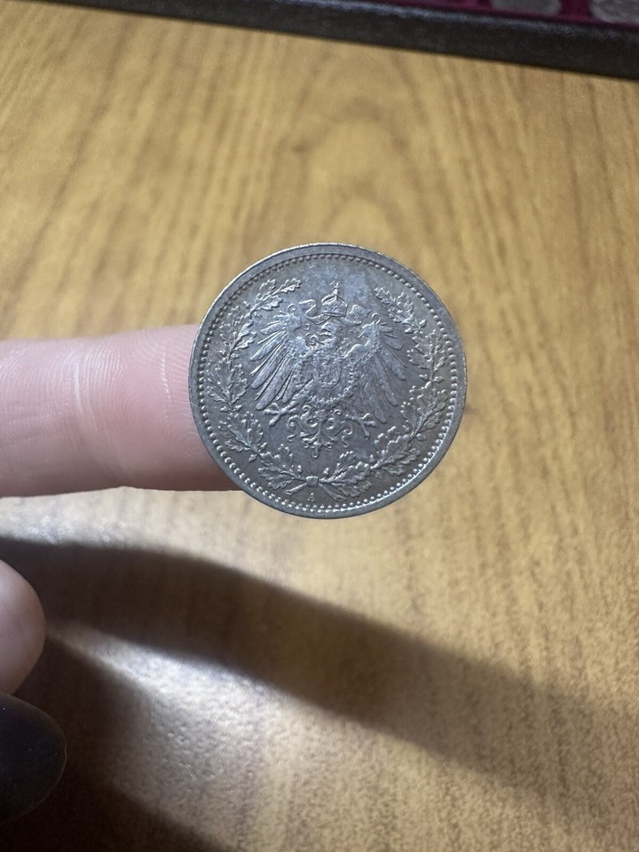 Coin Germany Deutsches Reich 1/2 Mark 1916 to Sc | eBay