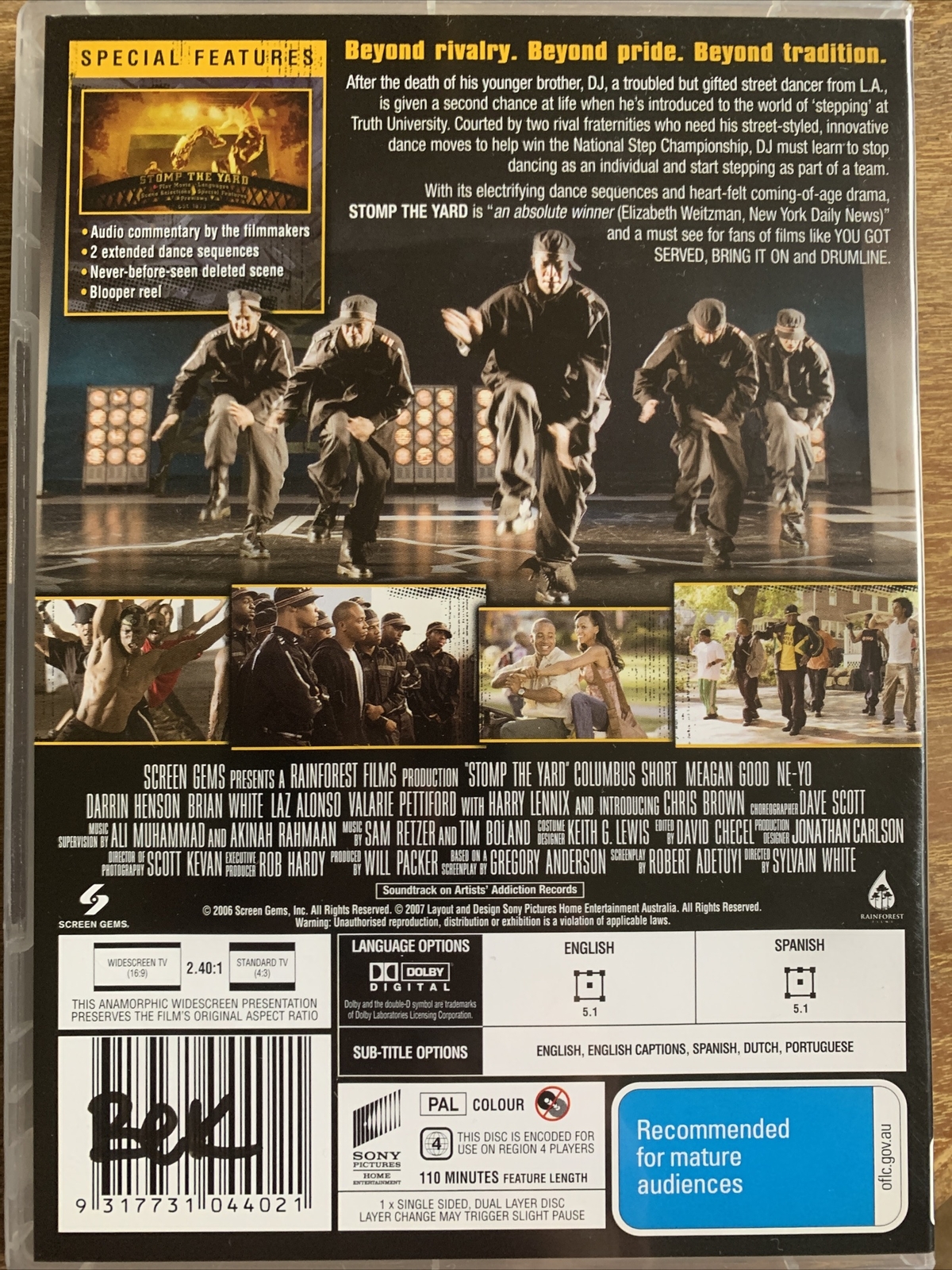 DVD: Stomp The Yard - A Kid From The Streets. A Team With Some Real ...