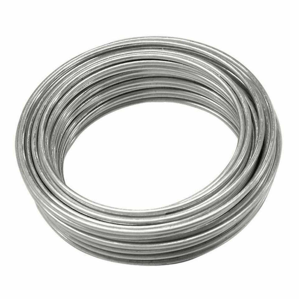 HEAVY DUTY Galvanized Multi Purpose Wire For Hanger, Gardening, Fencing ...