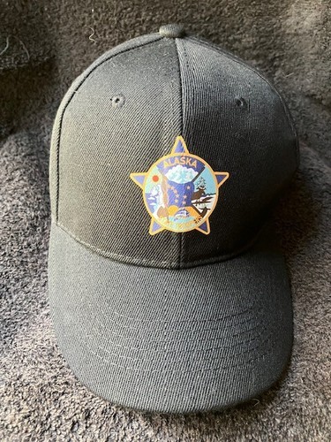 NEW ALASKA STATE TROOPER HAT CAP BLACK OFFICIAL INSIGNIA HOOK/LOOP ...