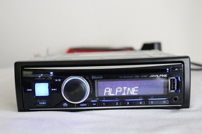 Alpine CDE-143BT Bluetooth Car Stereo CD w/USB, Auxiliary 2-Way iPod ...