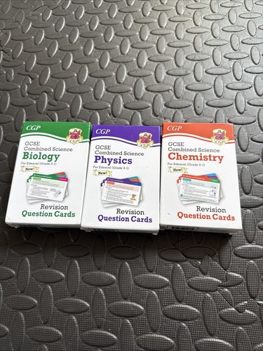 CGP GCSE Revision Cards Science (Grades 9-1) Chemistry, Biology, Physics-Triple | eBay UK