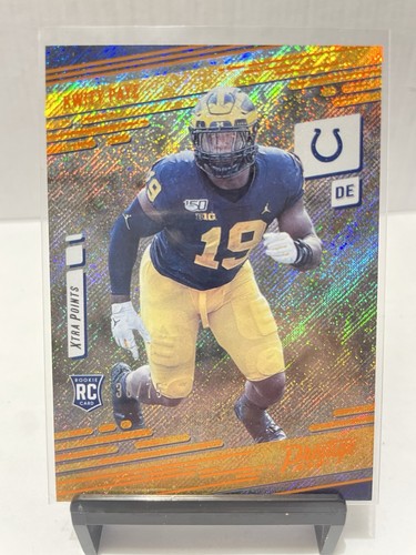 2021 - Kwity Paye Xtra Point - /49 Gold Wave Indianapolis Colts (RC ...