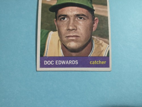 1964 Topps Doc Edwards Kansas City Athletics Catcher Baseball Card ...