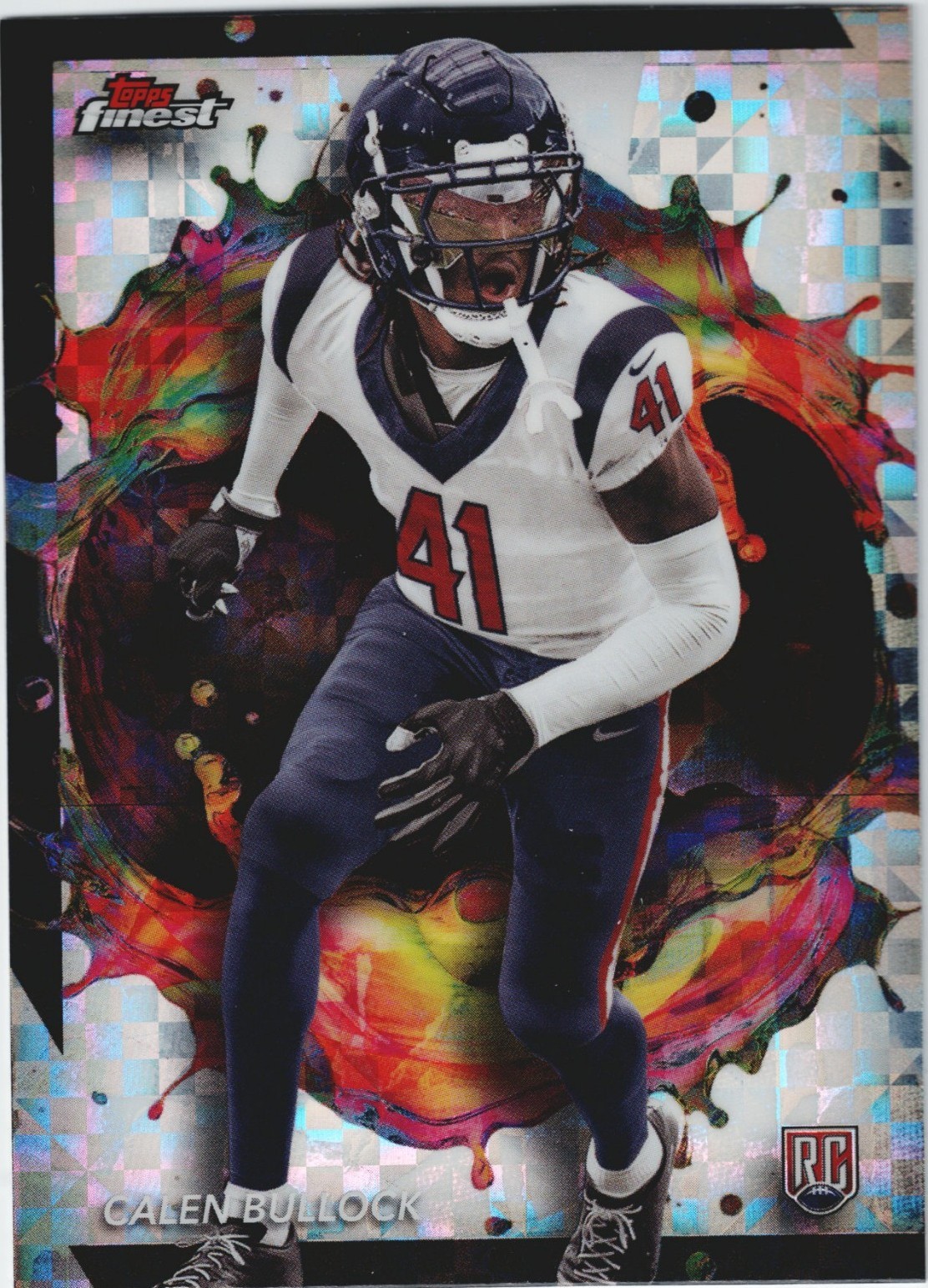 2024 Topps Finest - Rare Calen Bullock #256 Checkerboard Refractor (RC ...