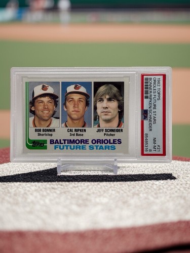 1982 Topps Future Stars Cal Ripken, Jeff Schneider, Bobby Bonner #21 ...