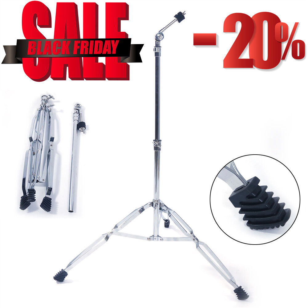 Glarry Portable Stand Cymbal Hardware Drum Holder Mount Percussion ...
