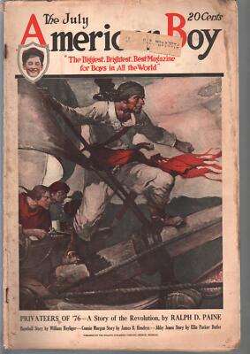 MAG: American Boy 7/1923-Schoonover pirate cover-adventure-pulp fiction ...