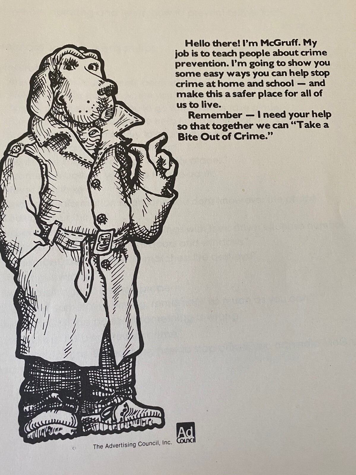 Free Mcgruff Coloring Pages