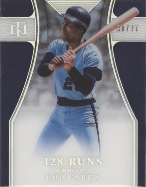 2022 Panini National Treasures - Treasured Stats Rod Carew #TS-19 /77 ...