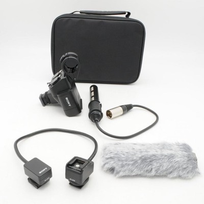 Sony XLR-K3M Digital XLR Audio Adapter Kit with Shotgun Microphone Used ...