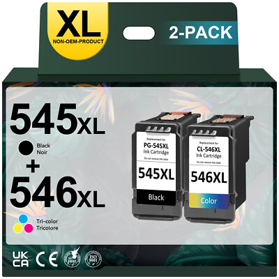 Ink Cartridge PG-545XL CL-546XL for Canon Pixma TS3150 3450 3350 MG2550 ...