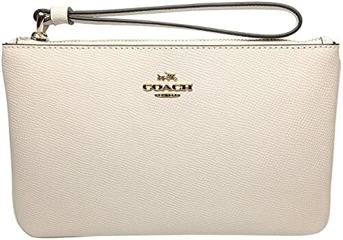 Coach F57465,F37565 Large Wristlet Wallet Chalk ,Brown Strawberry | eBay