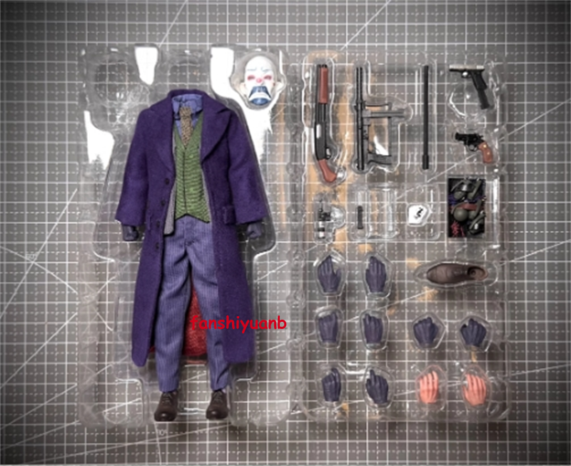 Filix Toys The Joker 1/12 Scale Full Set w/ 2 Heads 6'' Action Figure ...