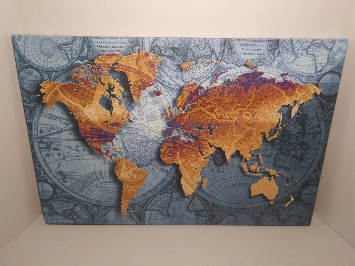 Old Nautical World Map