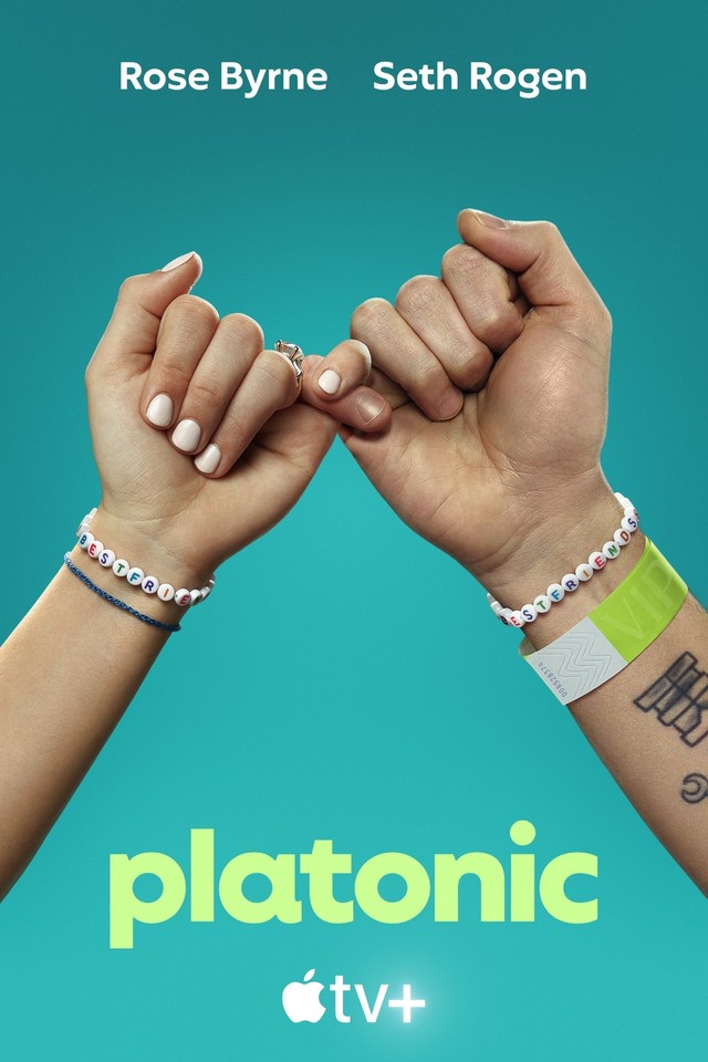 2023 Promo Film Poster Print "Platonic" Rose Byrne Seth Rogen Wall ...
