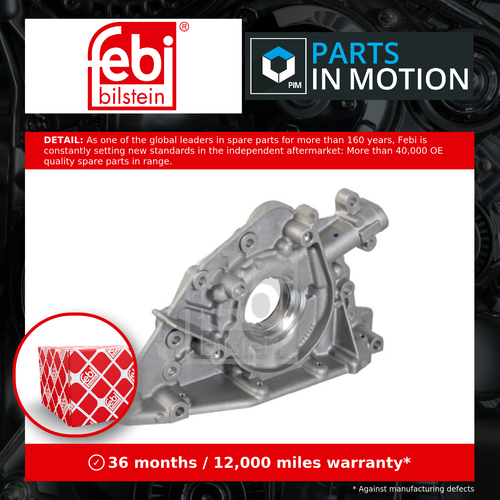 Oil Pump fits CITROEN XSARA N0, N1 2.0 00 to 05 1001C2 1001C7 1001F5 ...