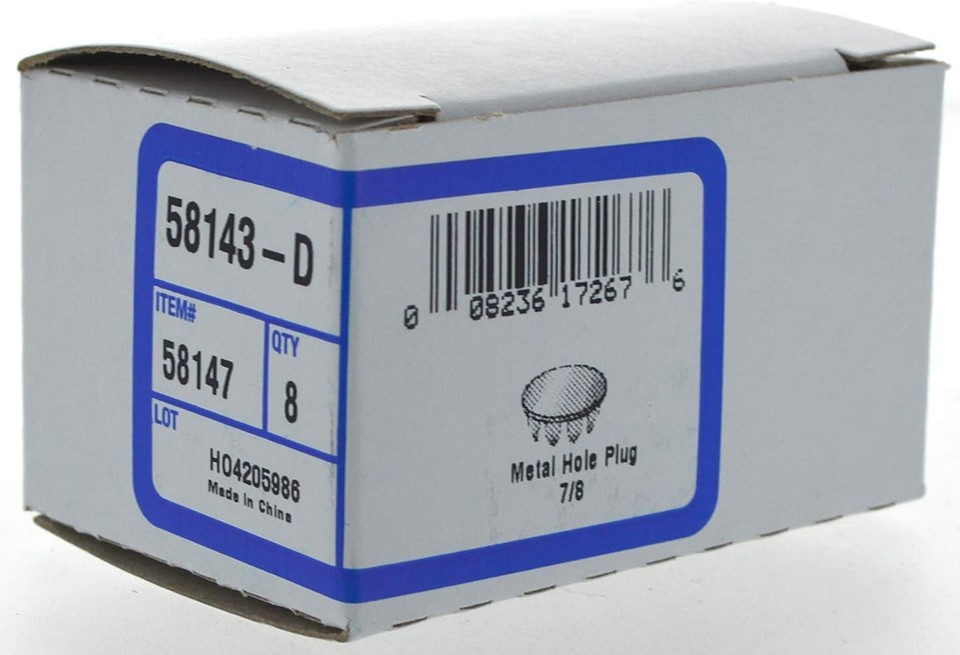 Hillman 58147 7/8-Inch Metal Hole Plug, 8-Pack Nickel | eBay
