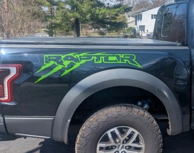 Ford Raptor truck CLAW graphics .. all years . Bed Decals X2. Easy ...