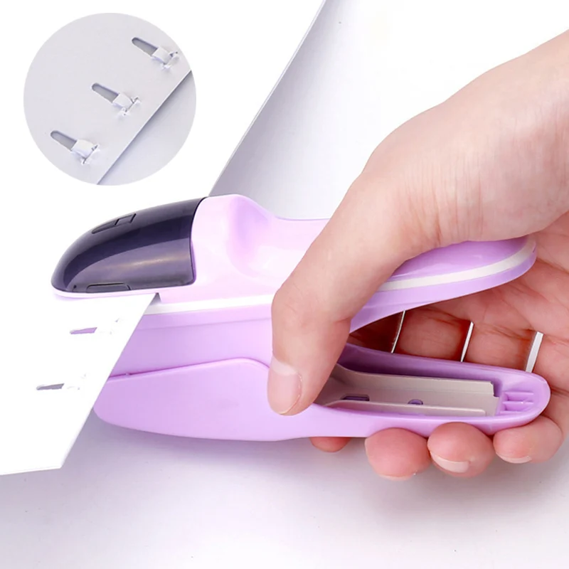 Stapleless Stapler for Paper Binding Home School Office 8 Sheet Fixing ...