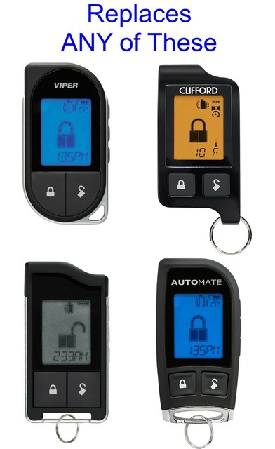 Viper 7756V 2-Way LCD Replacement Remote Control for sale online | eBay