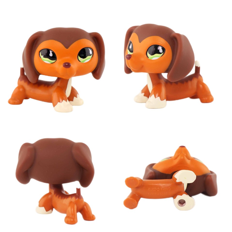 LPS 4lot Dachshund Dog #675 #909 #640 Kid Toy Collectible lps Figure ...