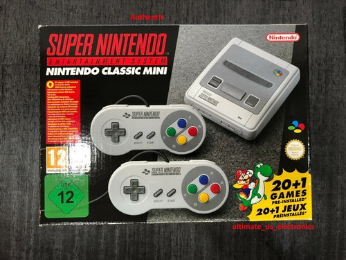Nintendo SNES Super NES Classic Mini EUropean Version Collectible ...
