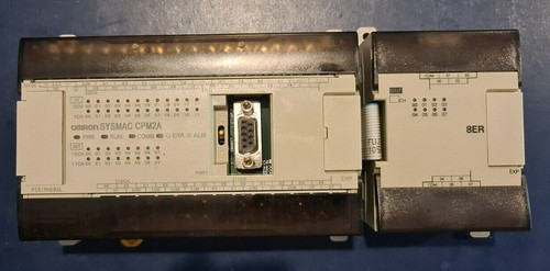 PLC Omron Sysmac CPM2A-40CDT1D + CPM1A-BER module | eBay