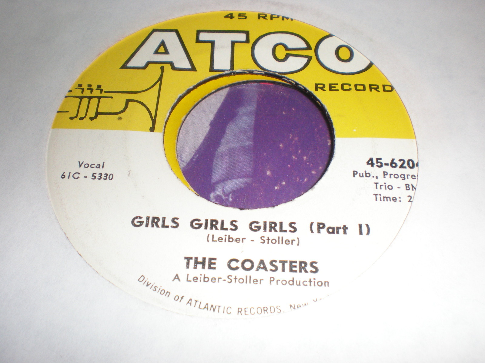 The Coasters 45 Girls Girls Girls Girls ATCO | eBay