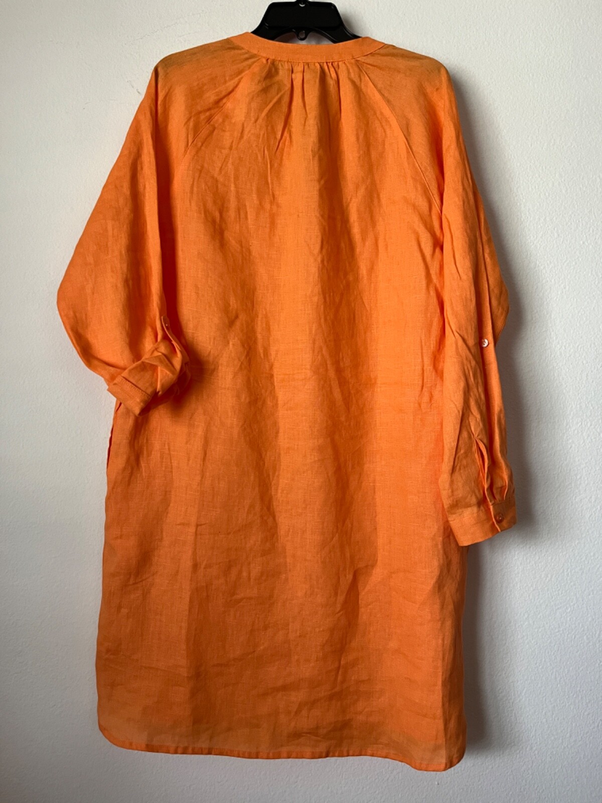 NWT Linen Martha Steward Collection Three-quarter Sleeve Dress Sz L | eBay