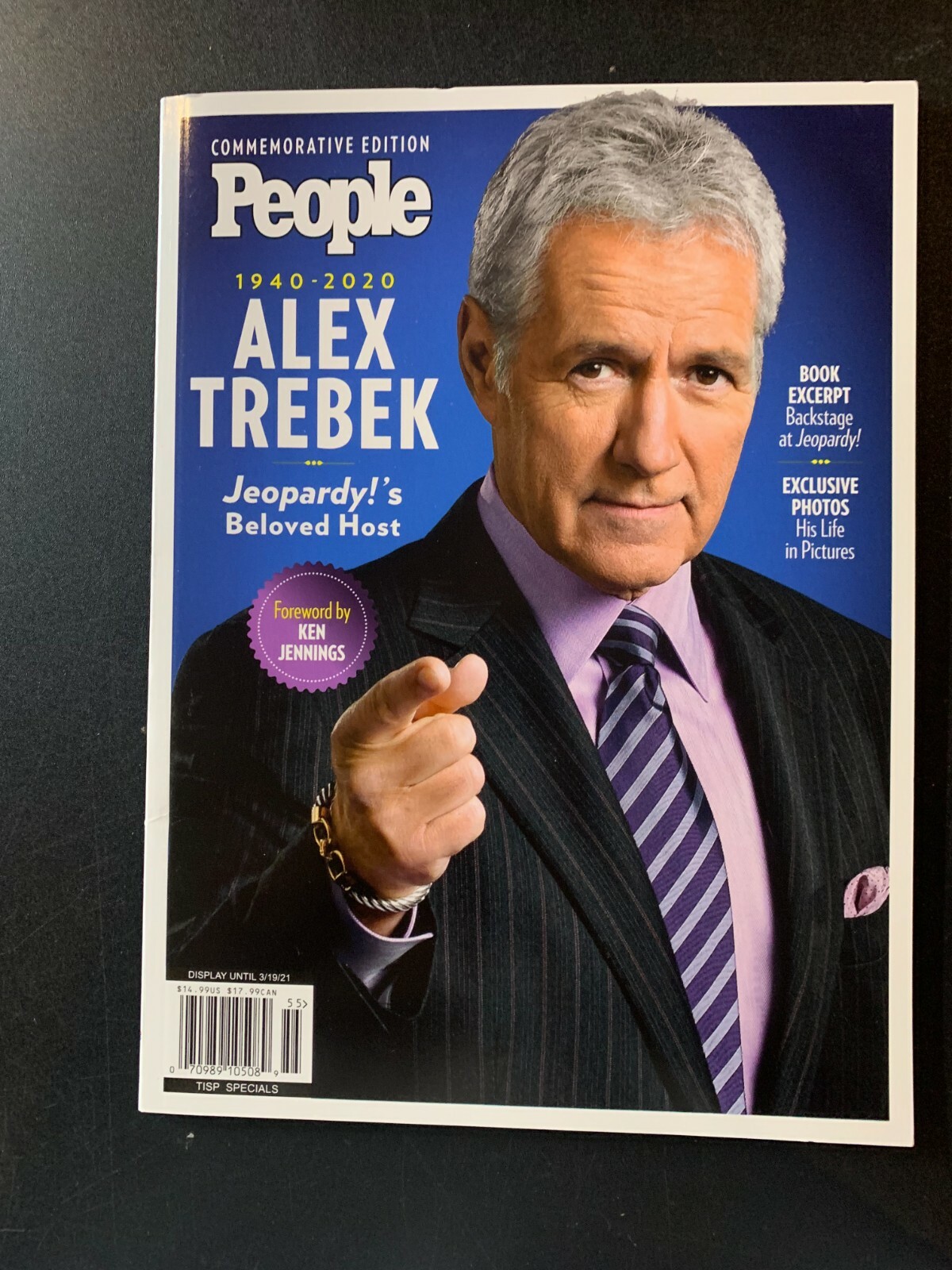 Alex Trebek Jeopardy's Host : People Magazine Paperback Magazine ...
