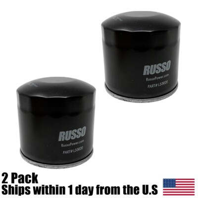 2PK Oil Filter Fits John Deere 1070 110 Compact Loader Backhoe M801002 ...