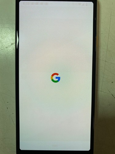 *LIGHT BURN Google Pixel 3a Clearly White 64gb Spectrum Locked C Grade - Picture 1 of 3