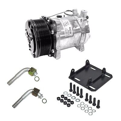 AC Compressor Kit Sanden 508 PV8 12Vol & York to 508 Sanden AC Adapter ...