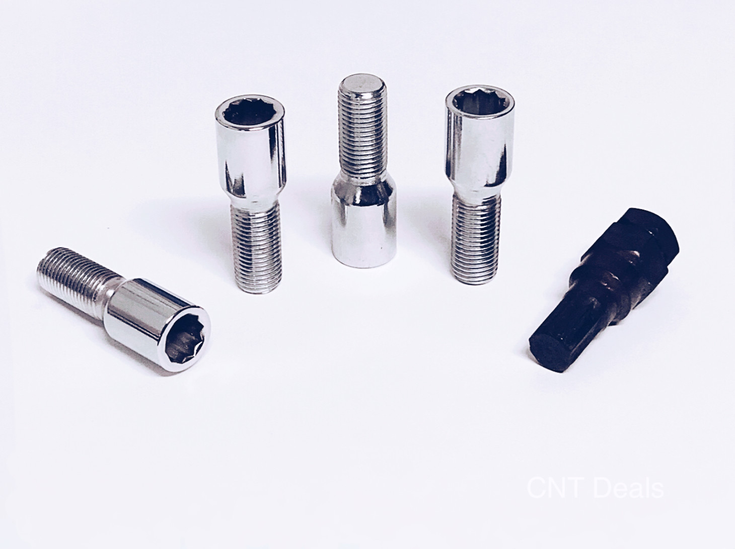 Set of 4 14x1.5 28mm Tuner Cone Lug Bolt Wheel Locks Audi Porsche ...