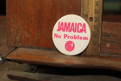 Vintage Pinback Button Jamaica No Problem | eBay