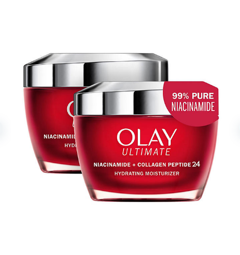 Olay Ultimate Niacinamide+Collagen Peptide 24 Hydrating Moisturizer 1.7 ...