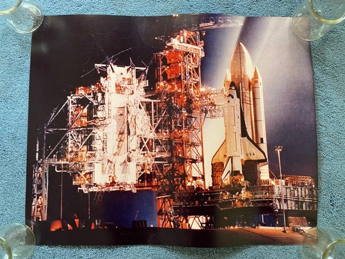 Space Shuttle Columbia 1st Flight 1981 Preparing for Launch Photo Poster | eBay