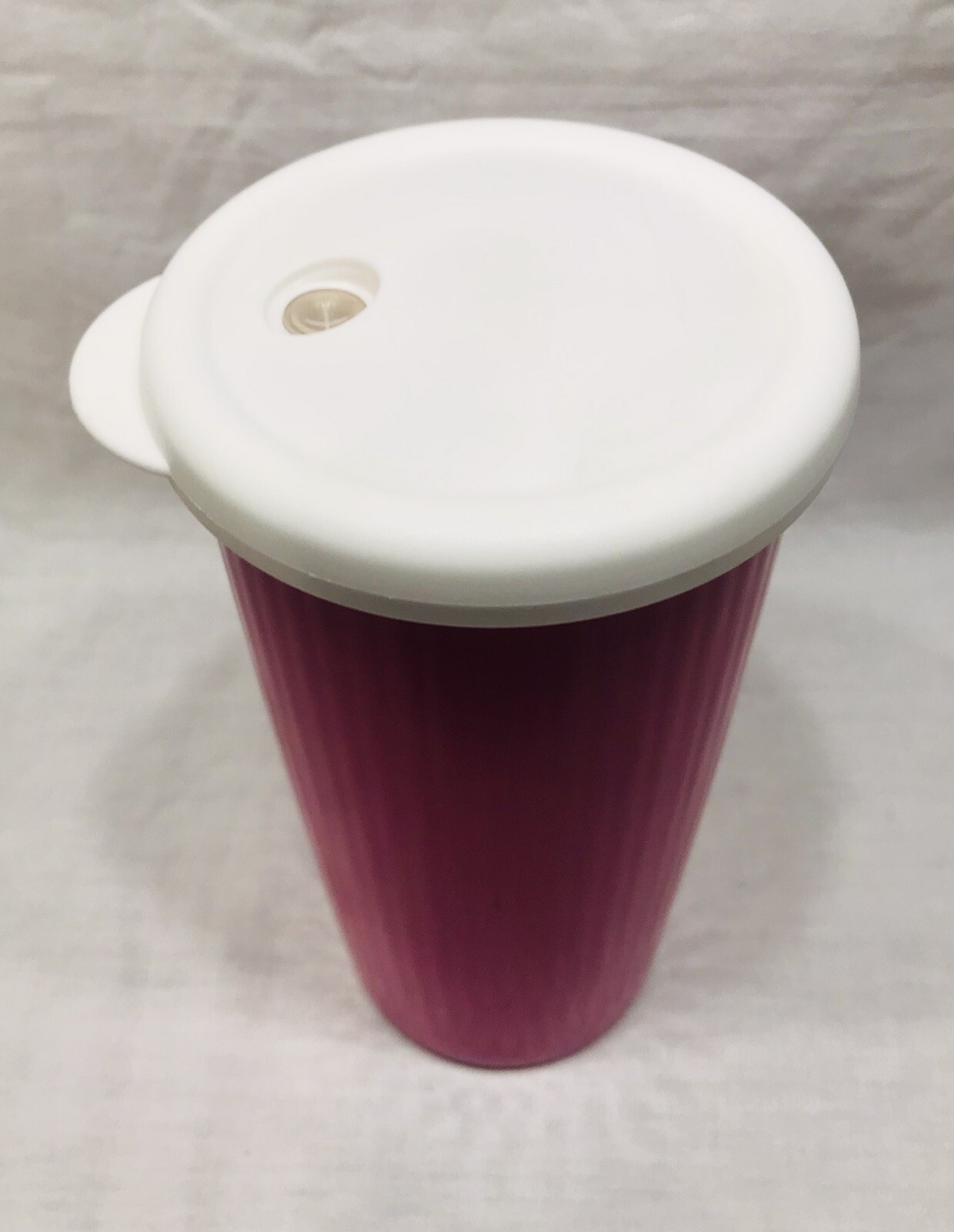 Vintage TUPPERWARE INSULATED TUMBLER CUP DRIPLESS STRAW SEAL 24 Oz ...