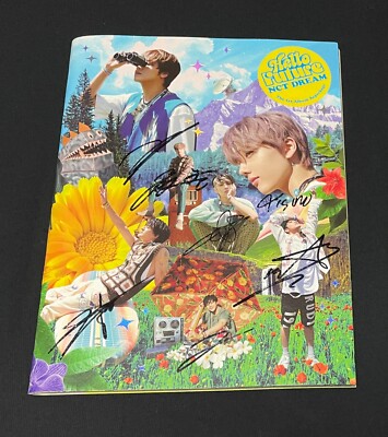 NCT DREAM autographed "HELLO FUTURE" 1st Album Repackage signed PROMO ...