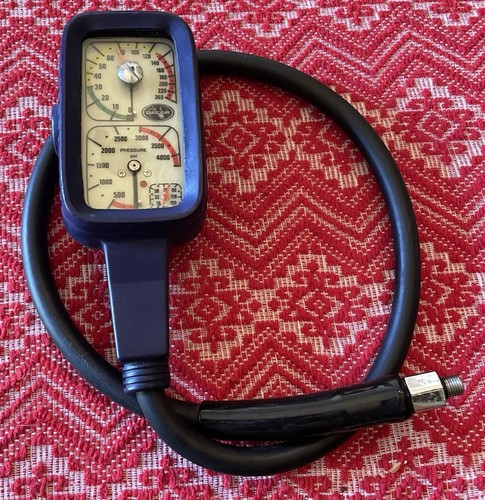 Classic 🇺🇸 Dacor Scuba Triple Gauge Console SPG Temp Depth Pro Tech | eBay