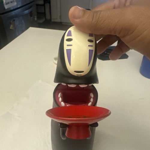 Spirited Away No Face Model Figure Doll Piggy Bank Faceless Automatic ...