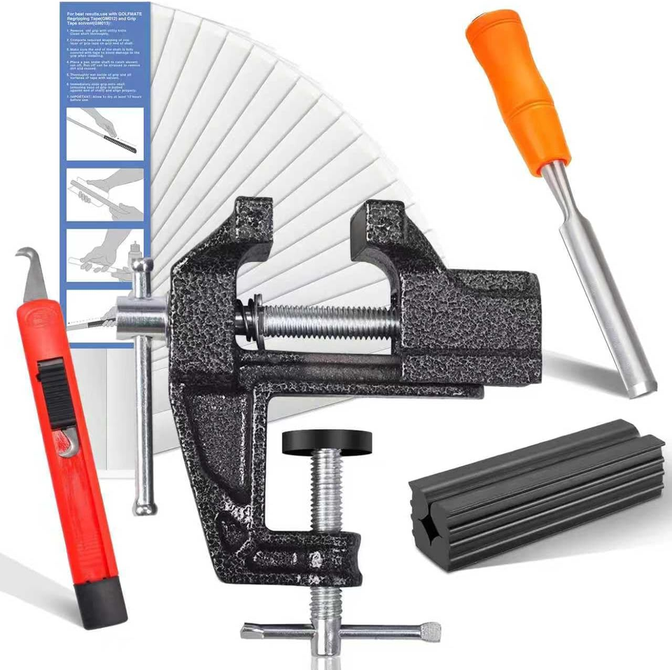 Golf Grip Regripping Kit for Home Use | Includes Retractable Hook Blade ...