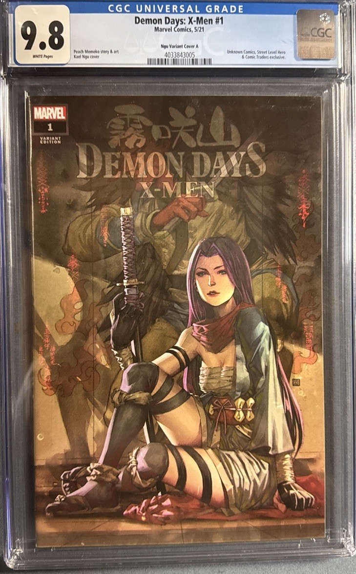 X-Men: Demon Days #1. CGC 9.8 Kael Ngu Exclusive Trade Variant ...