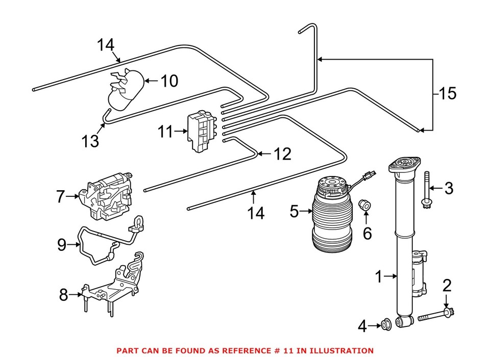 Genuine OEM Suspension Self-Leveling Valve for Mercedes 0993200258 | eBay