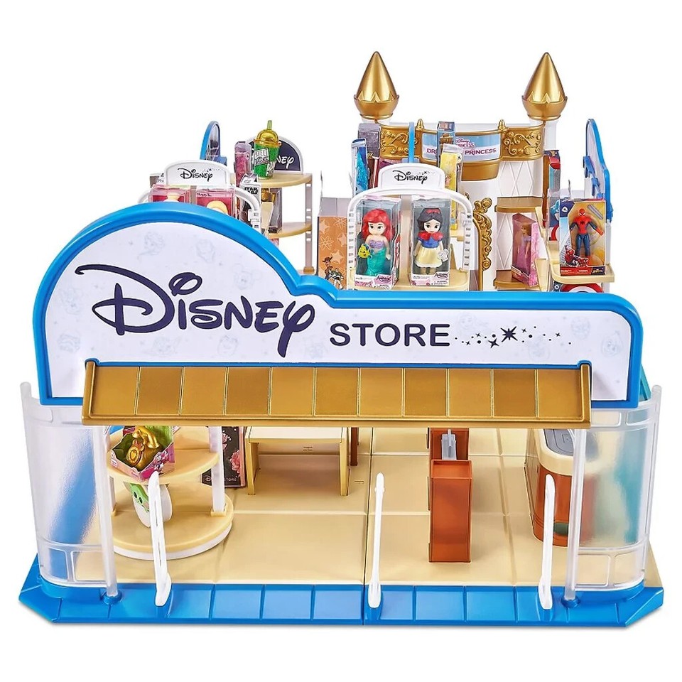 5 Surprise Disney Store Mini Brands Toy Store Playset 2 Exclusive Minis ...
