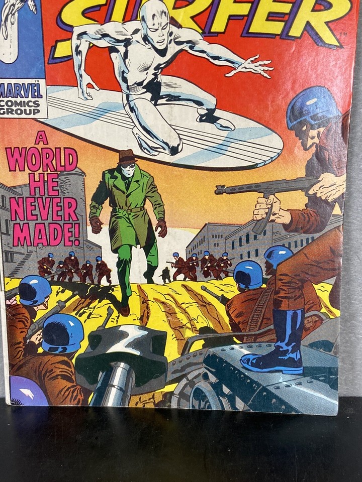 Silver Surfer 10 Buscema! "A World He Never Made" 1st Yarro Gort! 1969 ...